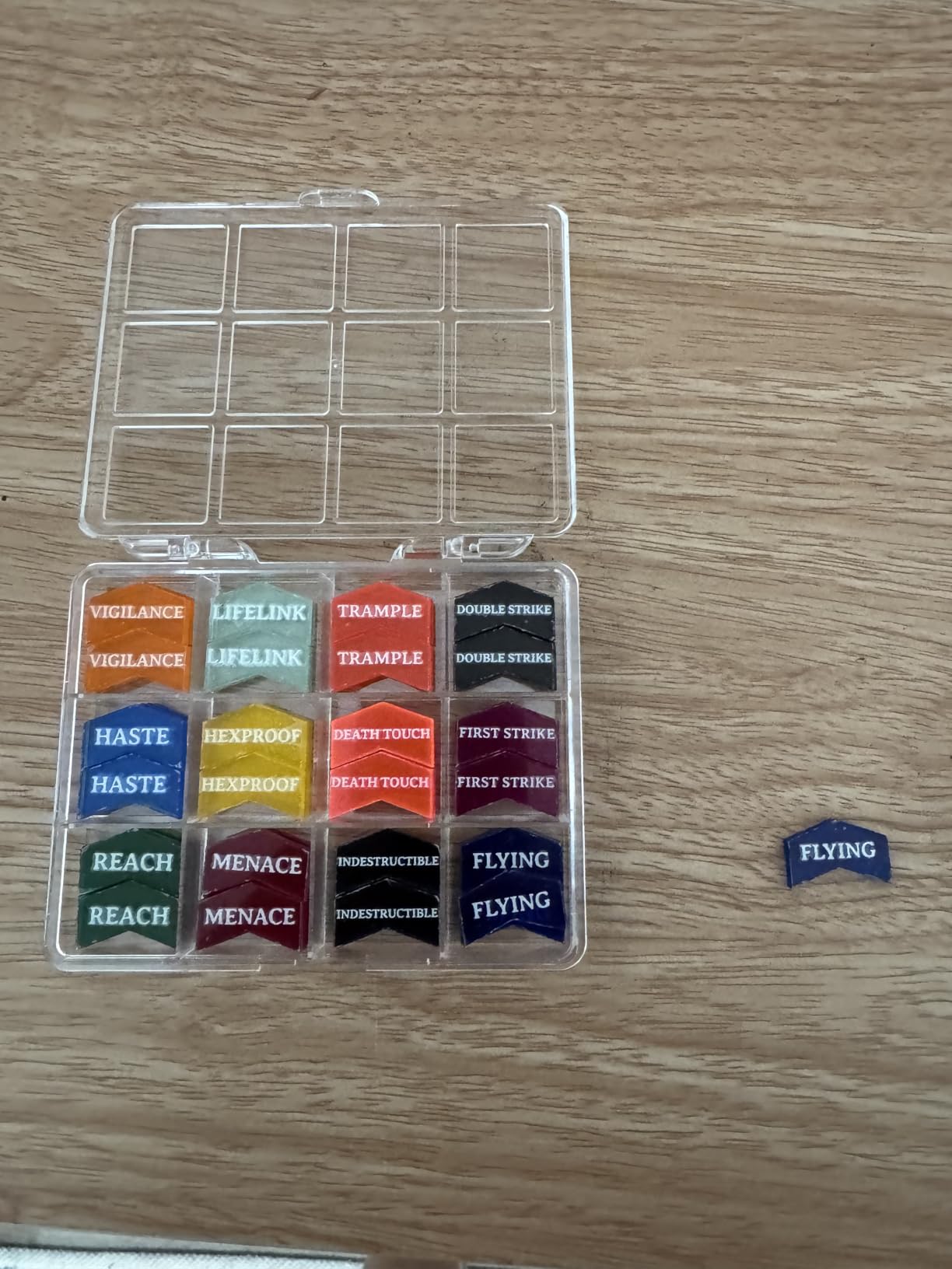 ZYCIXDIXS 72PCS MTG Counters Set Acrylic MTG Keyword Counters – Bright ...