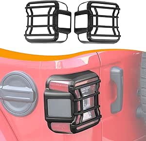 Amazon.com: Hoolcar Tail Light Guards Rear Light Cover Protector ...