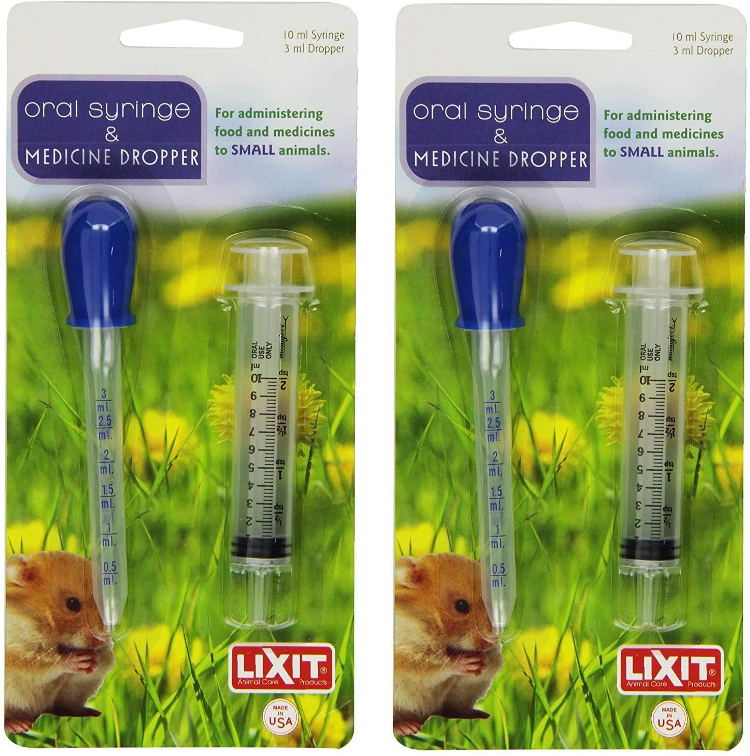 Buy Lixit Oral Syringe and Medicine Dropper, 3ml/10ml (2 Pack) Online ...
