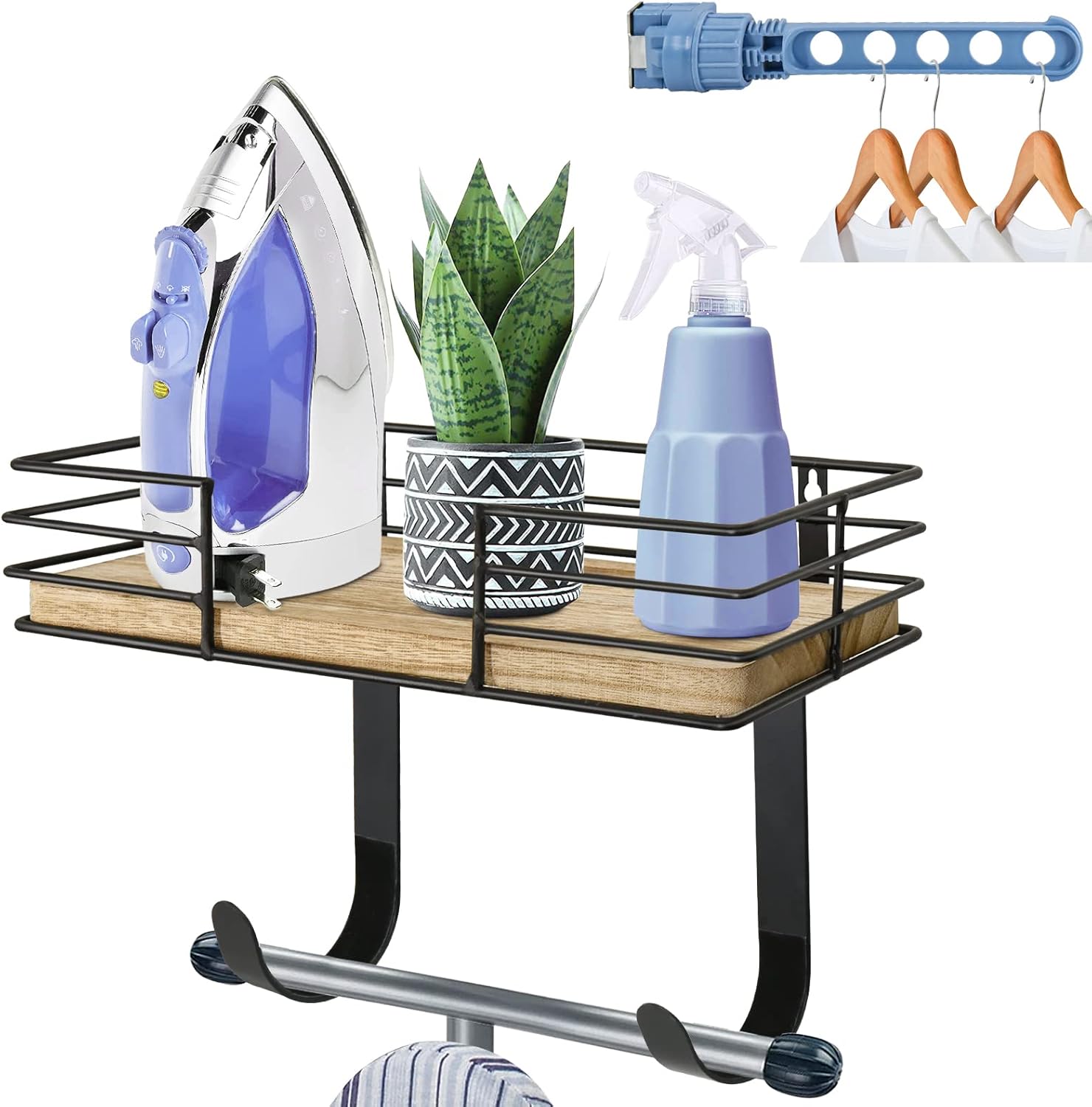 Amazon.com: Ironing Board Hanger Wall Mount, Iron and Ironing Board ...