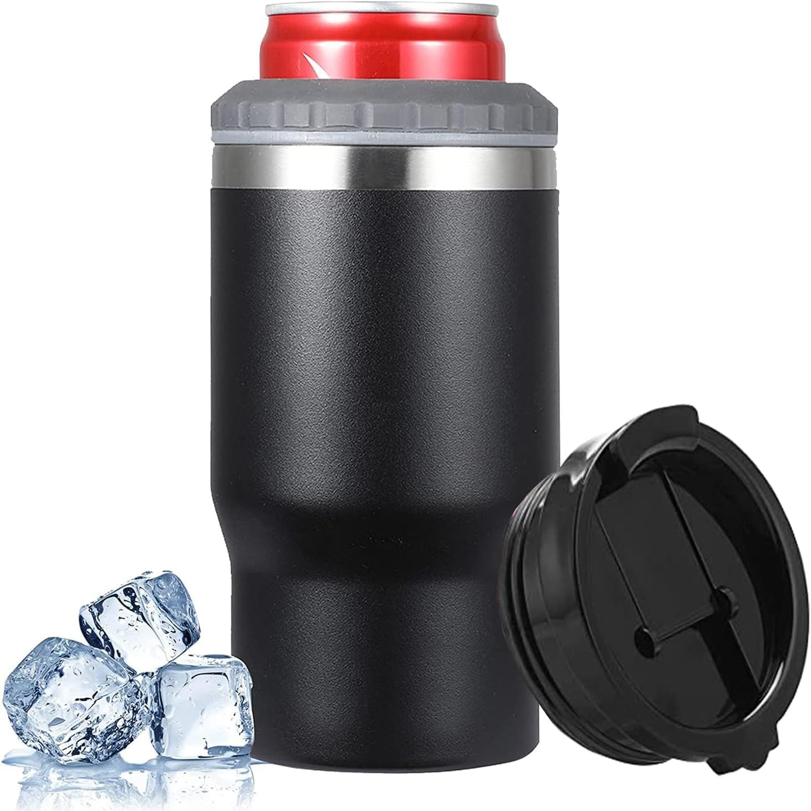 Master Holder Porta Latas De Cerveza 4 En1 De Acero Inoxidable