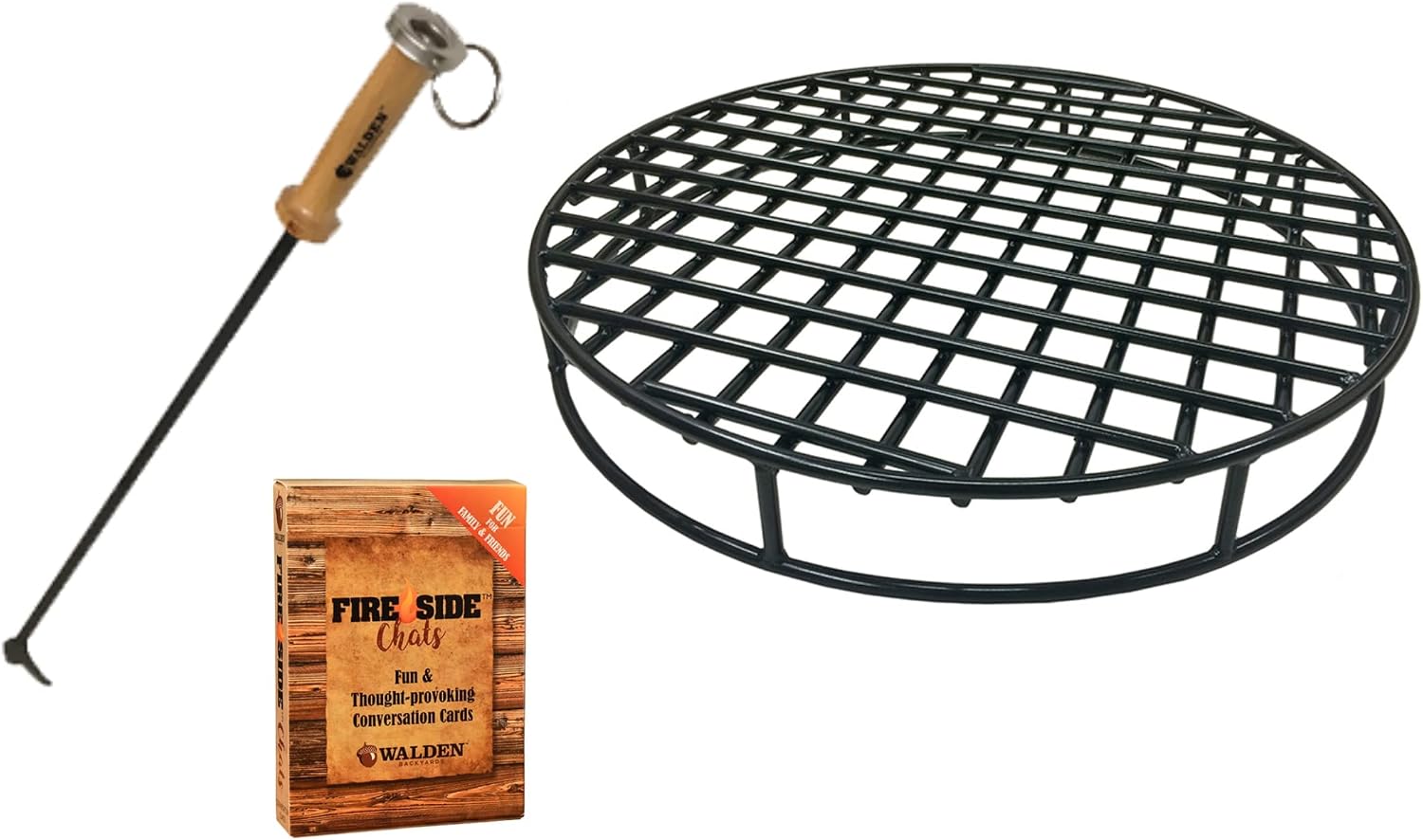 Amazon.com : Walden Backyards Fire Pit Stoker Poker™ L 33", Walden Fire ...