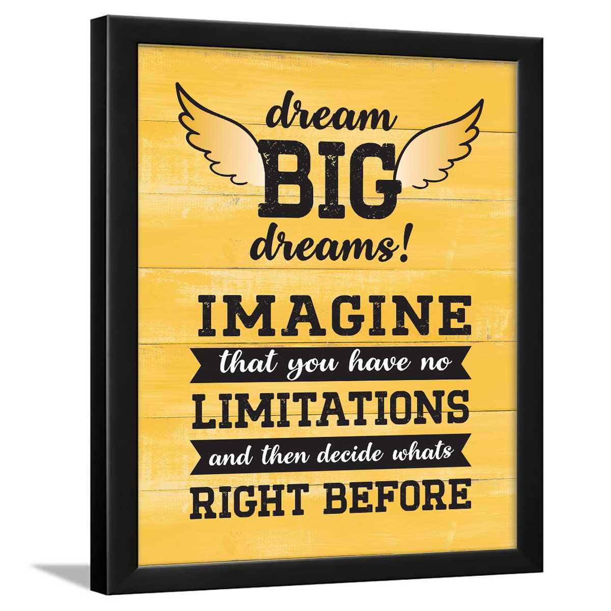 Chaka Chaundh - Dream Quotes Wall Frame – Motivational Quotes Wall ...