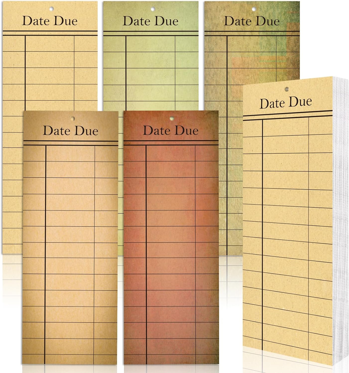 Amazon.com: 100 Pcs Reading List Bookmark Tracker 7.87×3 Inch Library ...