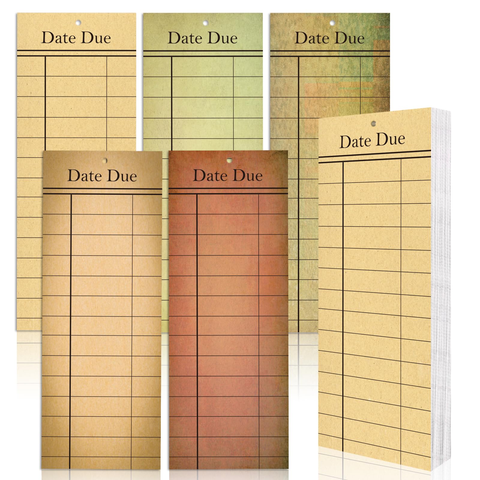 Amazon.com: 100 Pcs Reading List Bookmark Tracker 7.87×3 Inch Library ...