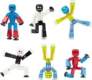 Zing Stikbot Series III, Set of 6 Stikbot Collectable Action Figures ...