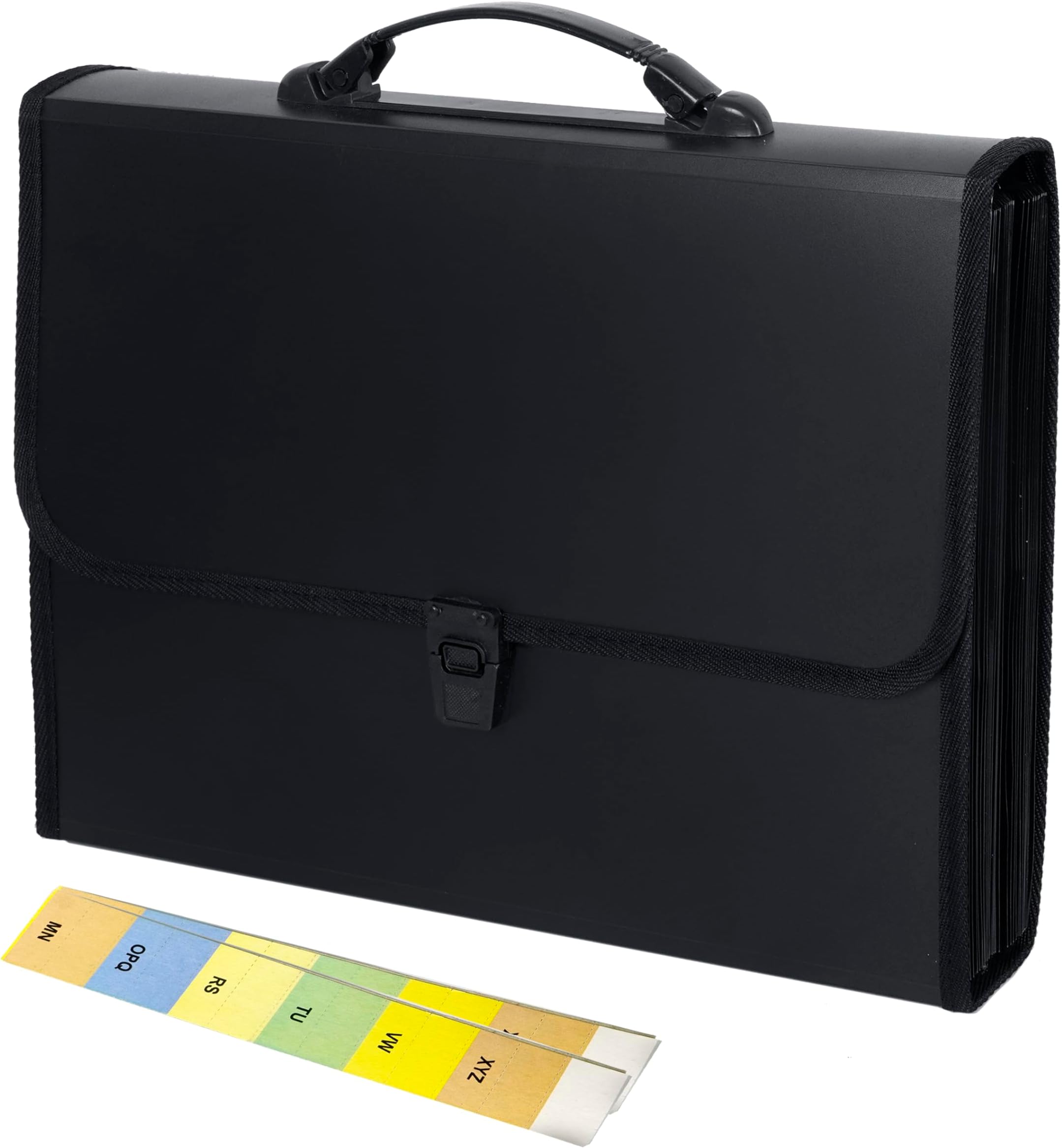 NISUN A4 Size 25 Pockets File Folder for Document Organiser Portable ...