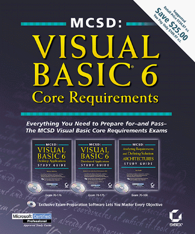 Amazon | McSd Visual Basic 6: Core Requirements : Exams 70-176, 70-175, 70-100 | McKelvy ...