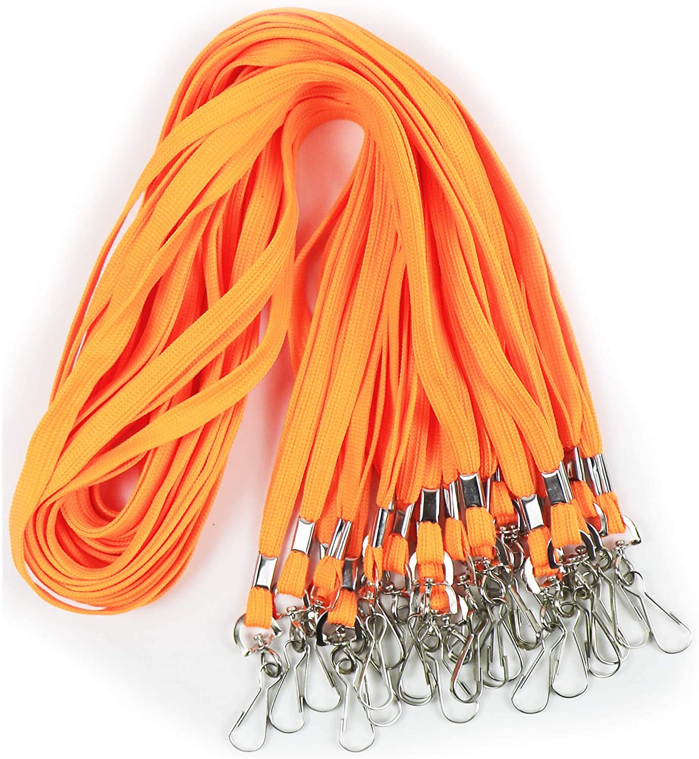 Buy Lanyards for Id Cards, 36" Premium Flat Lanyard, ID Badge Lanyards ...