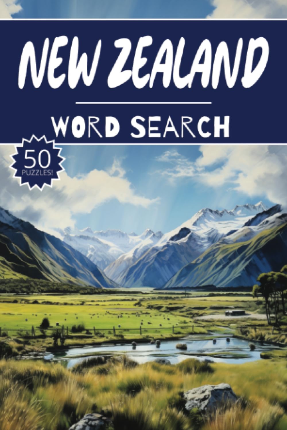 New Zealand Word Search: 50 Auckland Puzzles, Word Find, Vocabulary ...