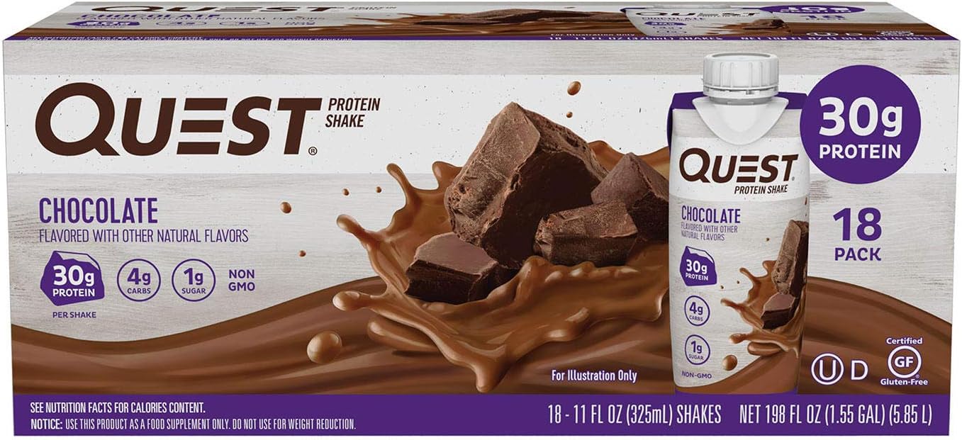 Amazon.com: Quest Nutrition Vanilla Protein Shake, High Protein, Low ...