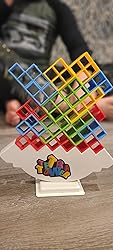 Amazon.com: ALKISTA 48 Pcs Tetra Tower Balance Stacking Blocks Game, Board Games for 2 Players+ ...
