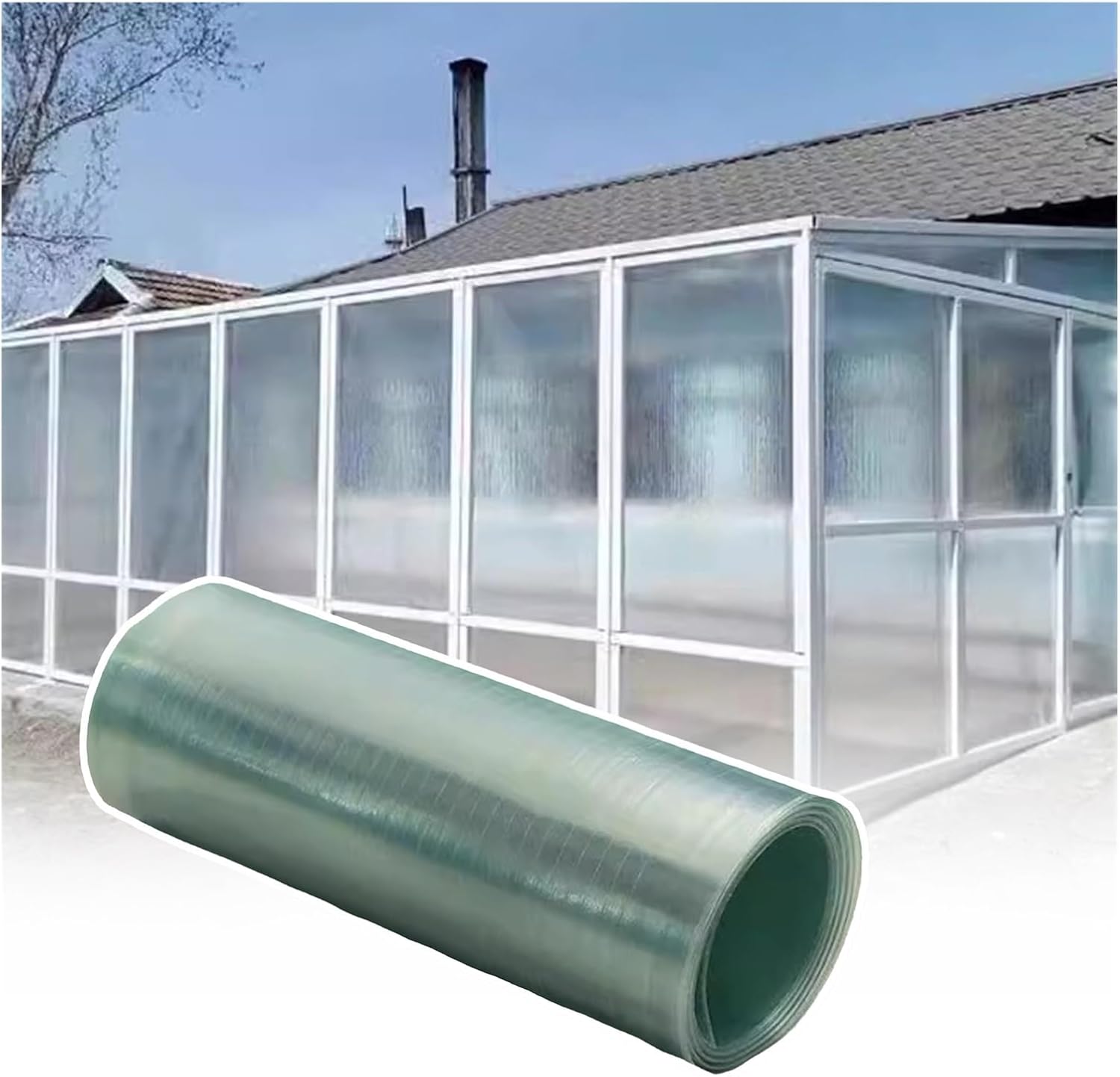 UV-Resistant Polycarbonate Roofing Sheets for Greenhouse Canopy ...