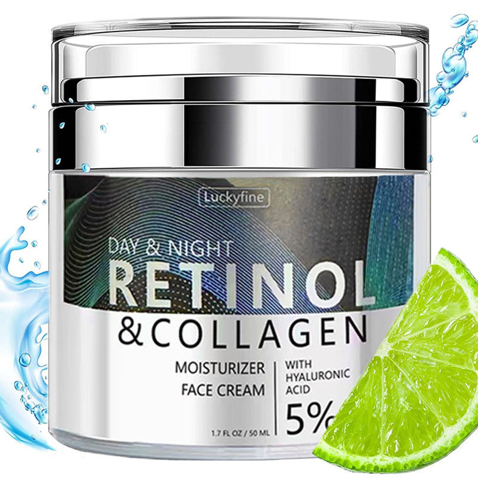 Amazon.com: Retinol Face Cream with Collagen, Day & Night Face ...