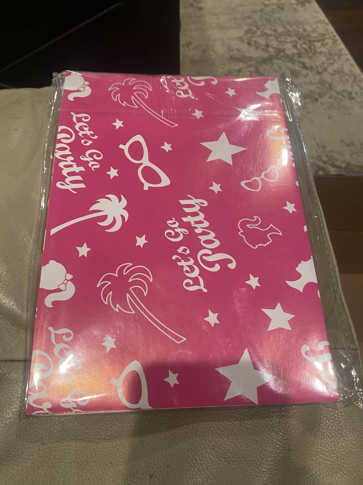 Amazon.com: Whaline 12 Sheet Girl Princess Wrapping Paper Pink Girls ...