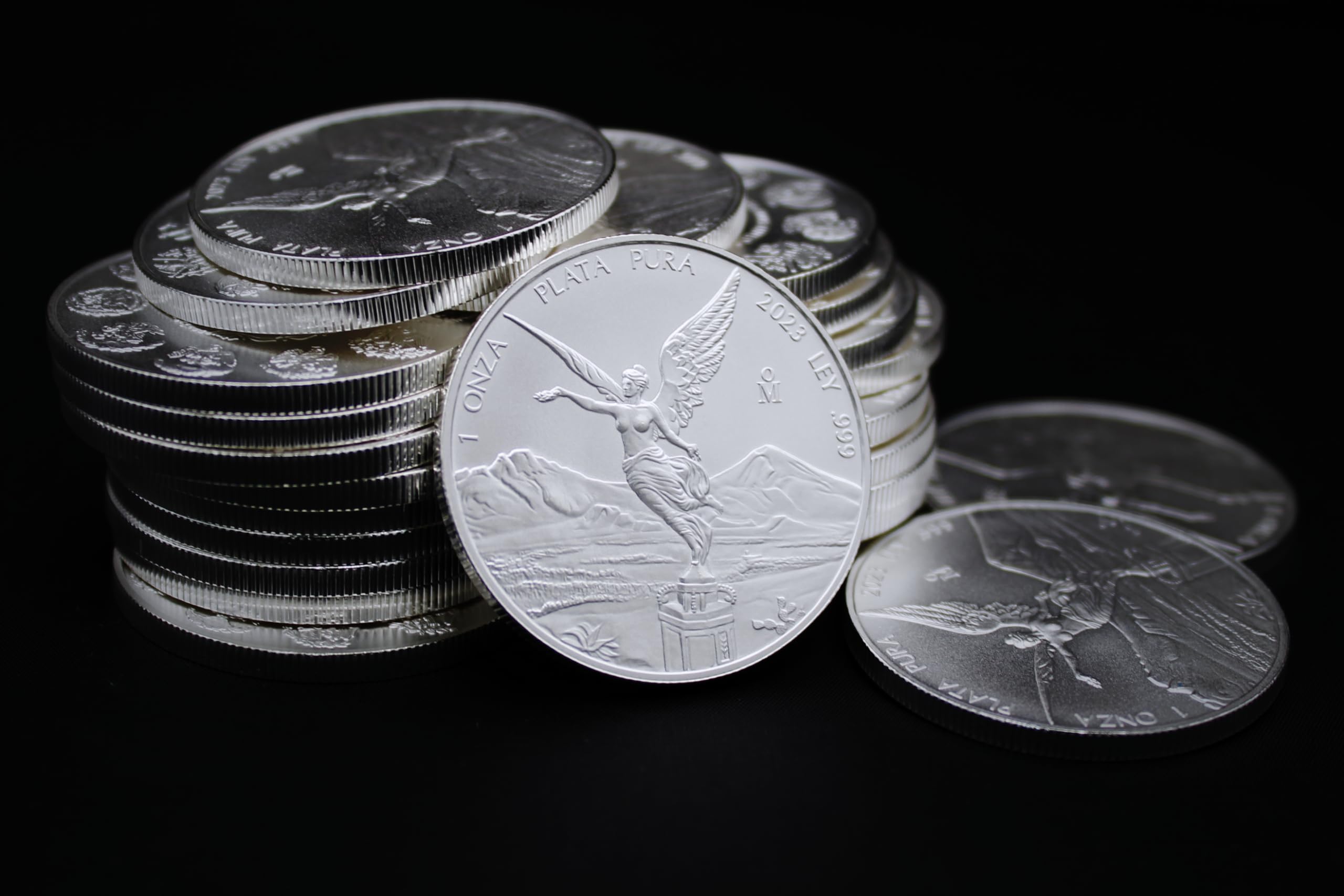 1 Onza Mexico 1 Onza Libertad Angel Of Independence Silver Coin 1994