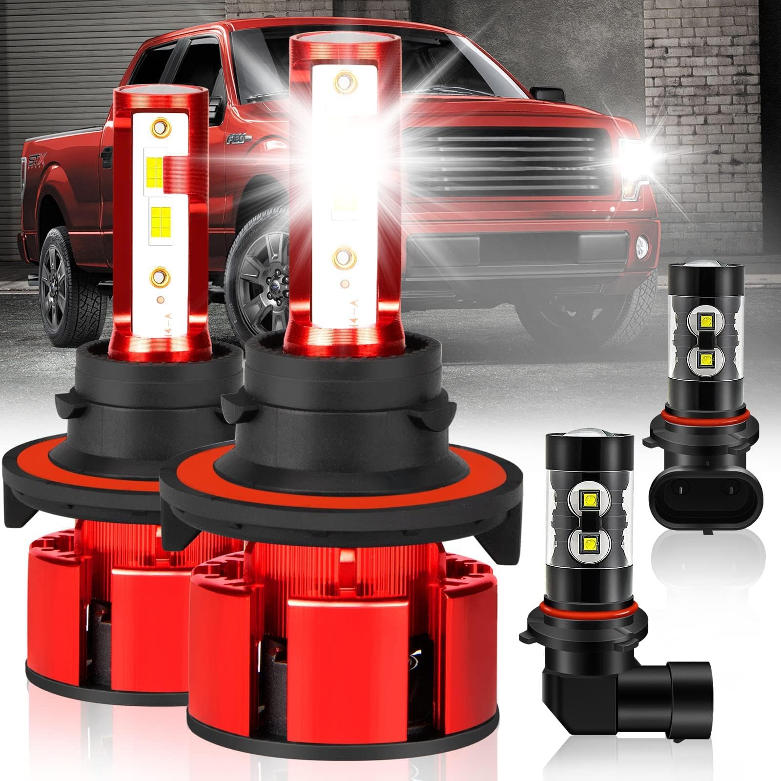 Amazon.com: OBNDVU Fit for Ford F150 2004-2014 Led Lights, 500% ...