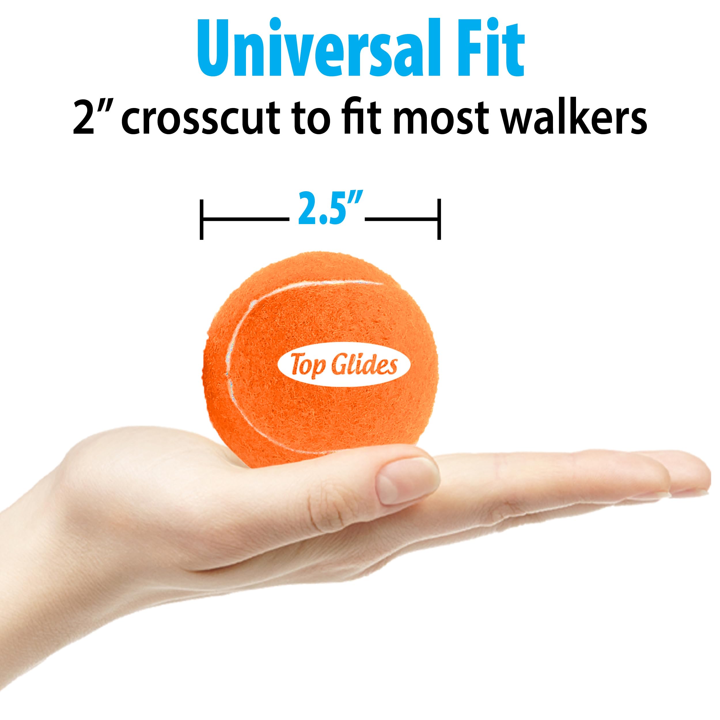Snapklik.com : Top Glides 20PCS Pre-Cut Walker Tennis Ball Glides - 10 ...