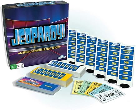 Amazon.com: Jeopardy Board Game - America's Favorite Quiz Show Party ...