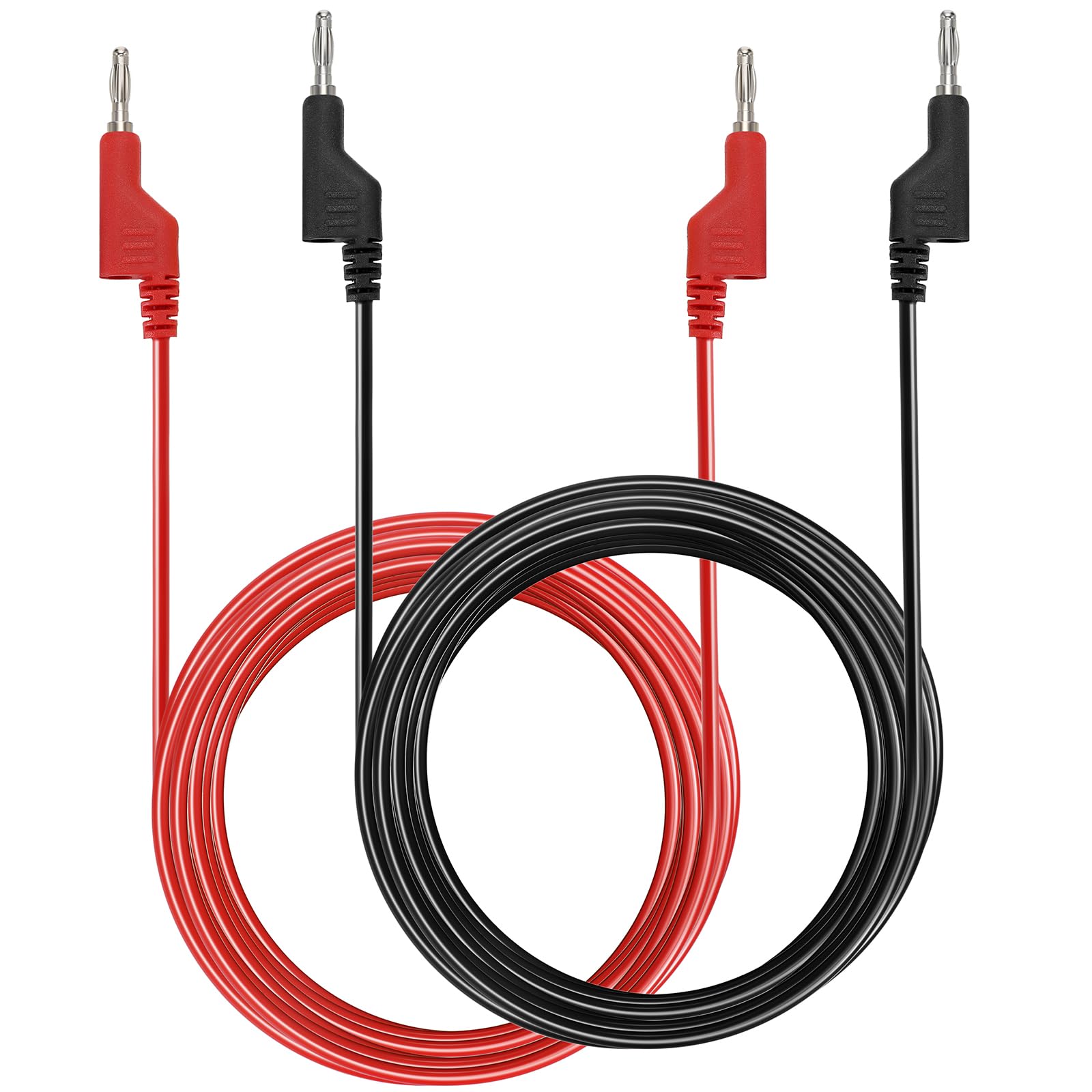 Snapklik.com : Sumnacon 2Pcs Banana To Banana Plug Test Leads ...