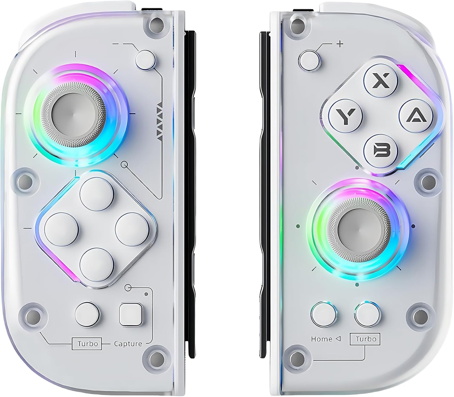 Smanettew Controllers Compatible with Nintendo Switch, Wireless L & R ...
