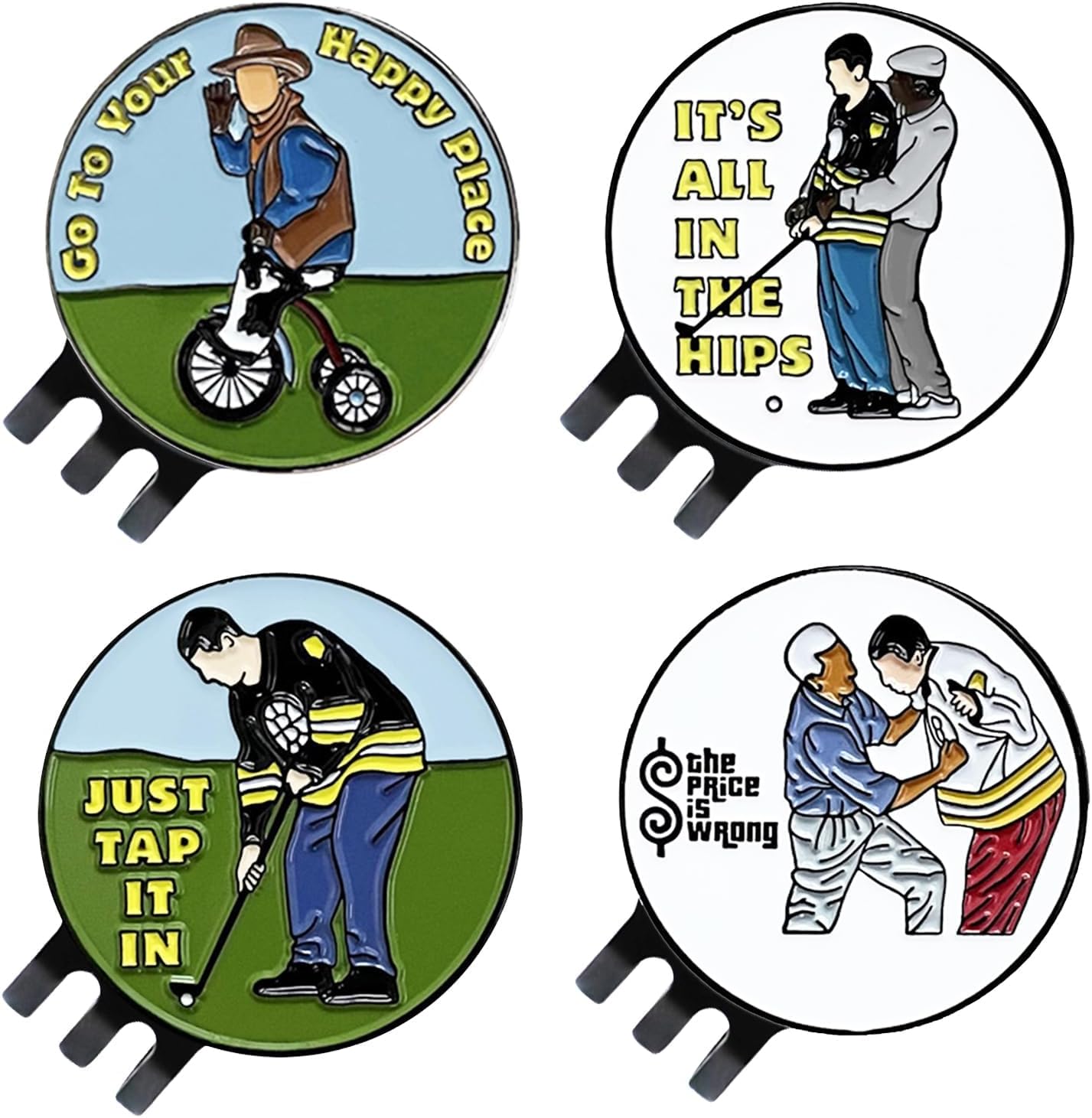 Golf Ball Marker Hat Clip with Magnetic Funny Golf Accessories for Men ...