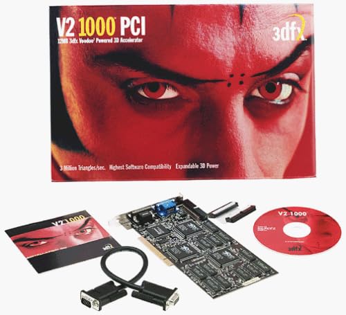 Amazon.com: 3dfx Voodoo2 1000 PCI Powered 3D Accelerator : Electronics