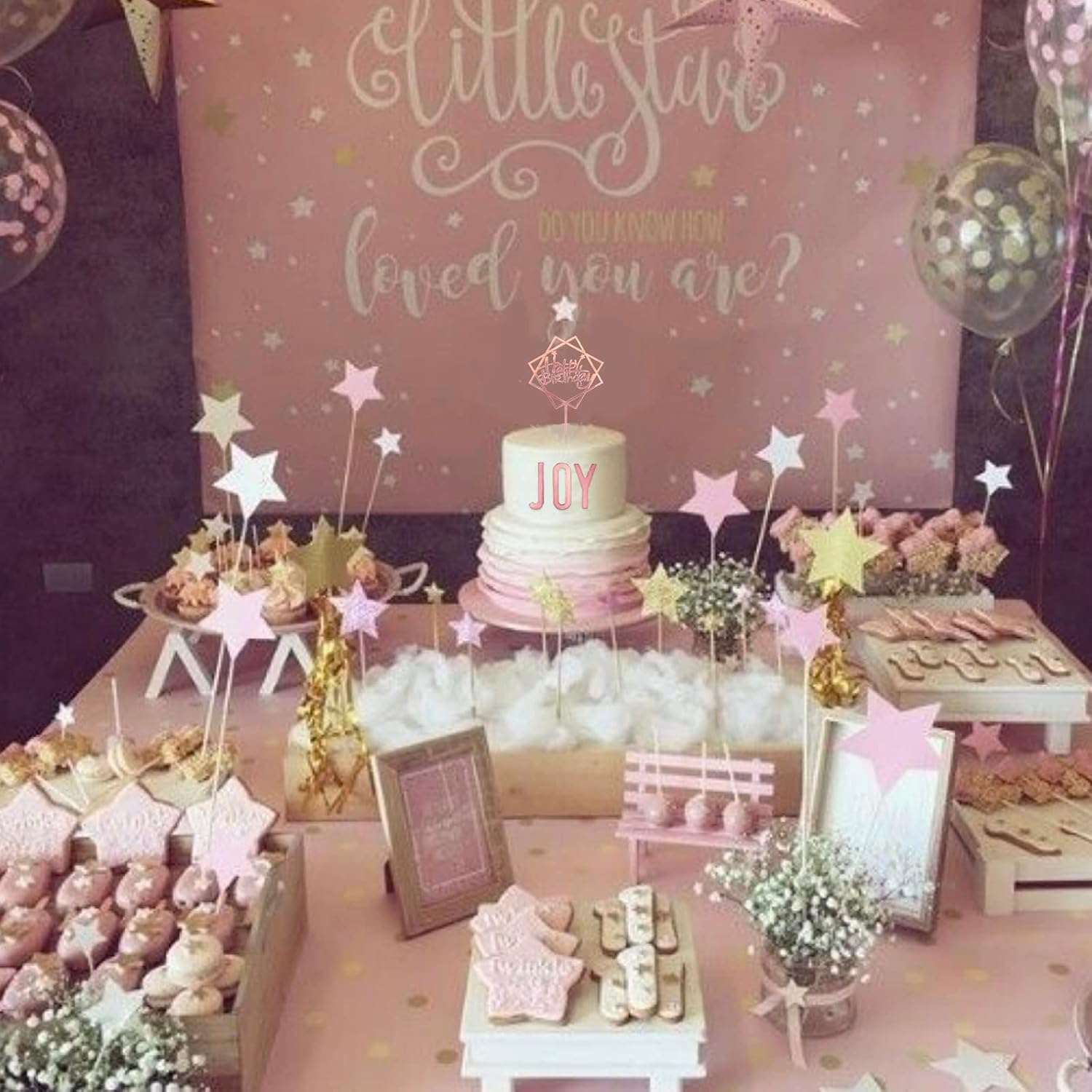 Buy Acrylic Alphabet Letter Cake Topper DIY Custom Cake Toppers with ...