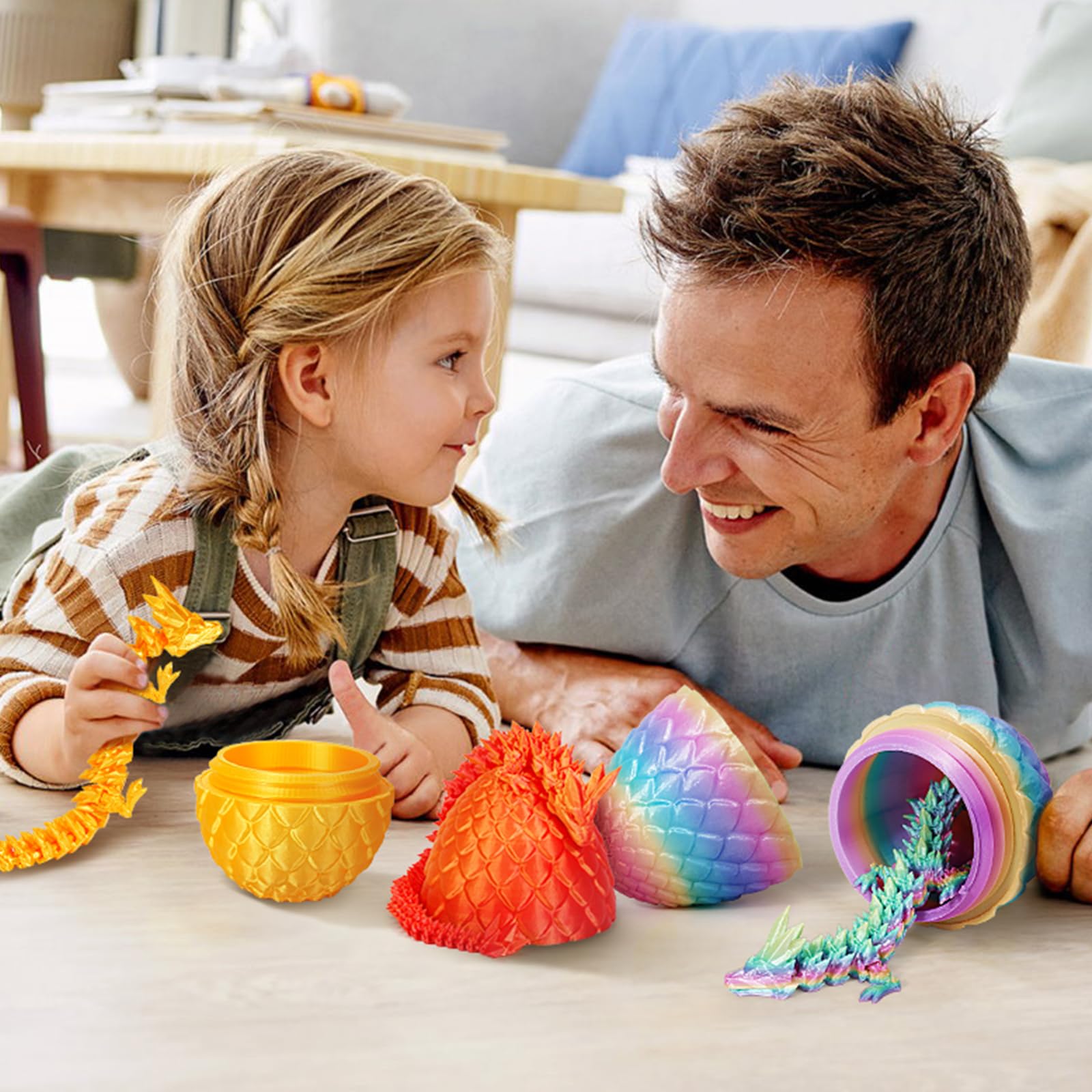 Snapklik.com : TBOLINE 3D Printed Dragon Egg, Full Articulated Crystal ...