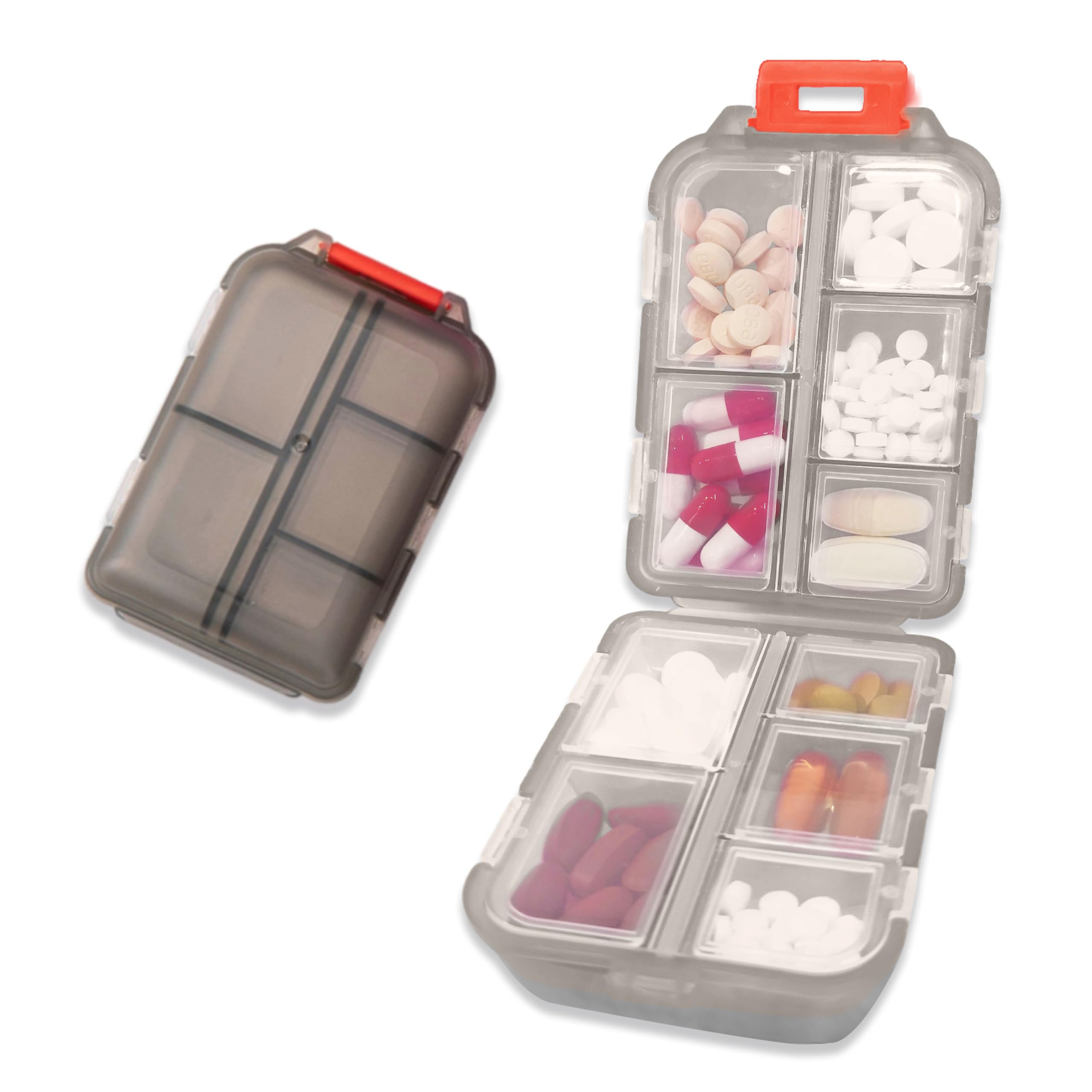 Snapklik.com : Large Pill Organizer Travel Daily Pill Container Mini ...