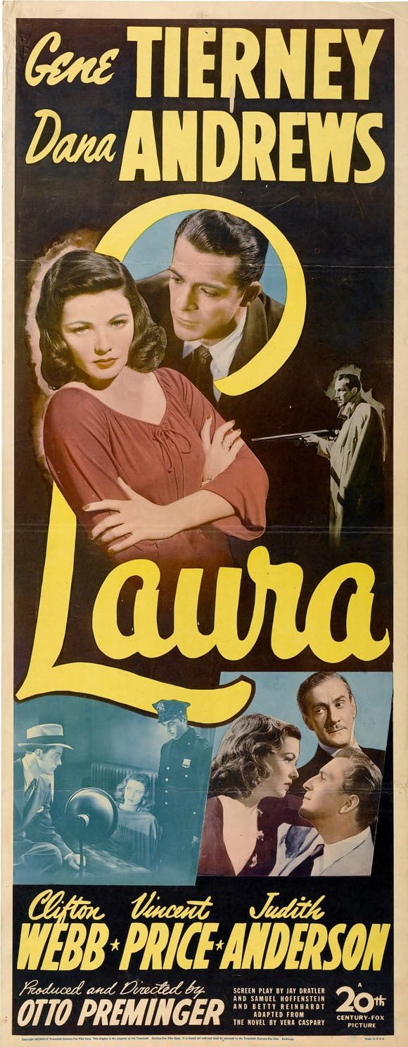 Amazon.com: Laura Movie Poster (14 x 36 Inches - 36cm x 92cm) (1944 ...
