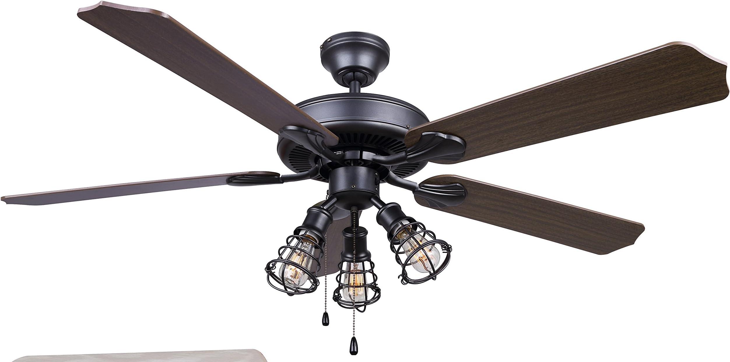 Twister 30-Inch Hugger Ceiling Fan in White - Compact Design with 6 ...