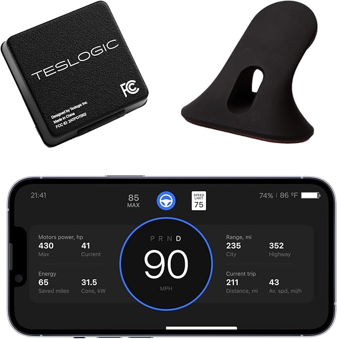 Amazon.com: Teslogic v2: Mobile Instrument Cluster with Shortcuts for ...