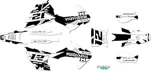 Amazon.com: Kalair GFX Graphics Kit for Husqvarna TC125, TC250, FC250 ...