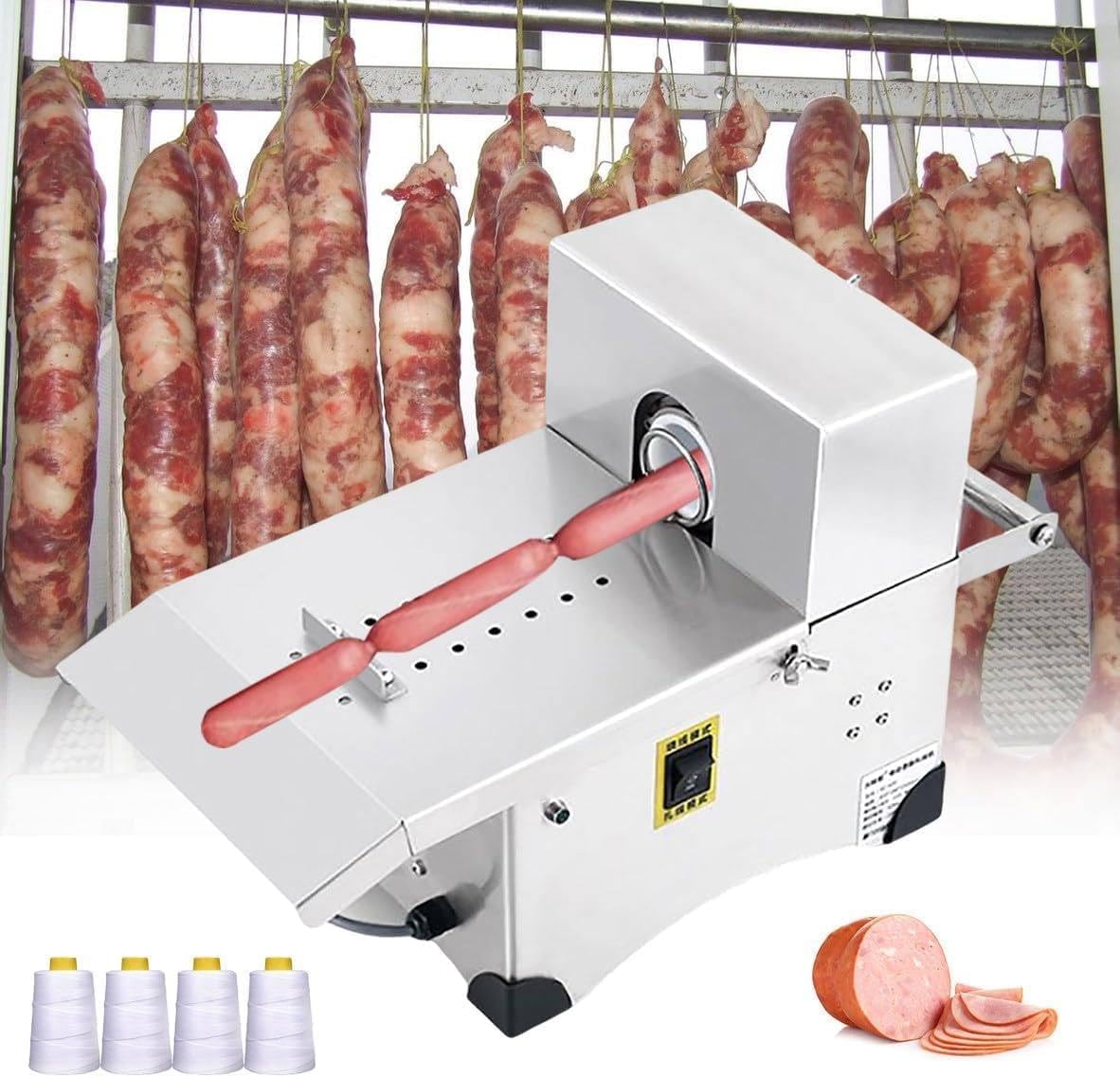 Amazon.com: GEHPYYDS Electric Sausage Knotting Machine 10-45mm,200W ...