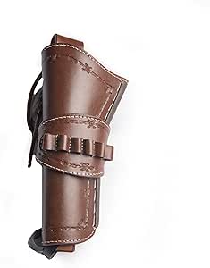 Hulara Leather Cowboy Holster with Ammo Loops .45 Auto.45 ACP and .44 ...