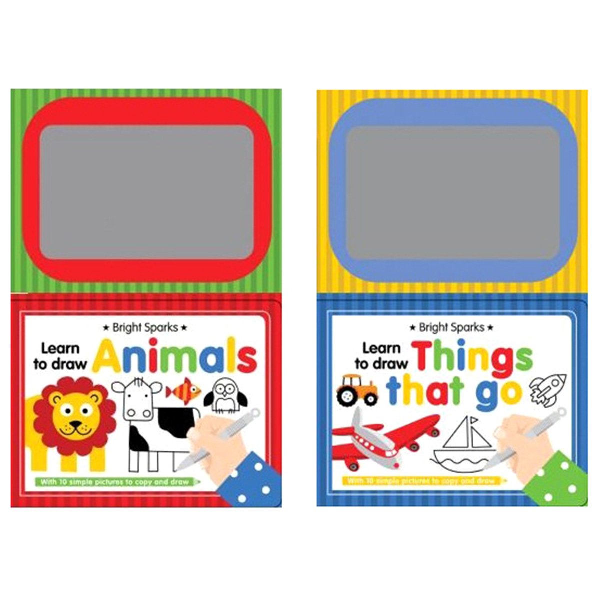 Learn to Draw Animals/ Things That Go (2 Set): Bright Books ...