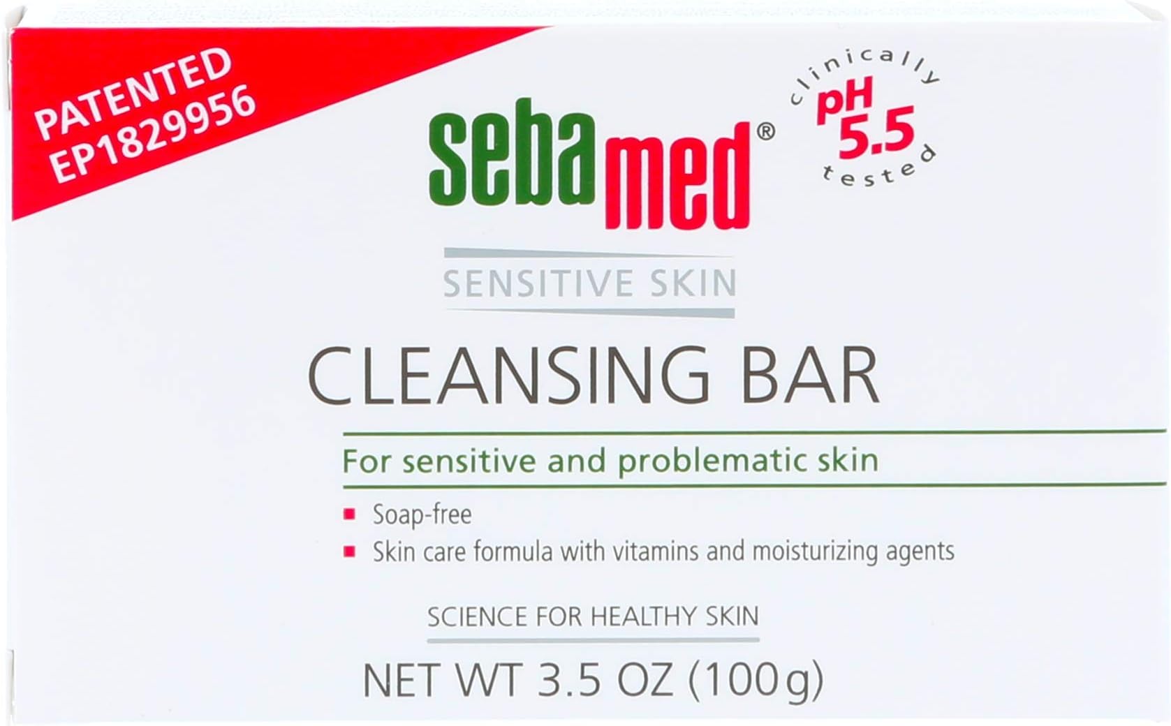 Amazon.com : Sebamed Sensitive Skin Cleansing Bar 3 Pack (10.5 ounce ...