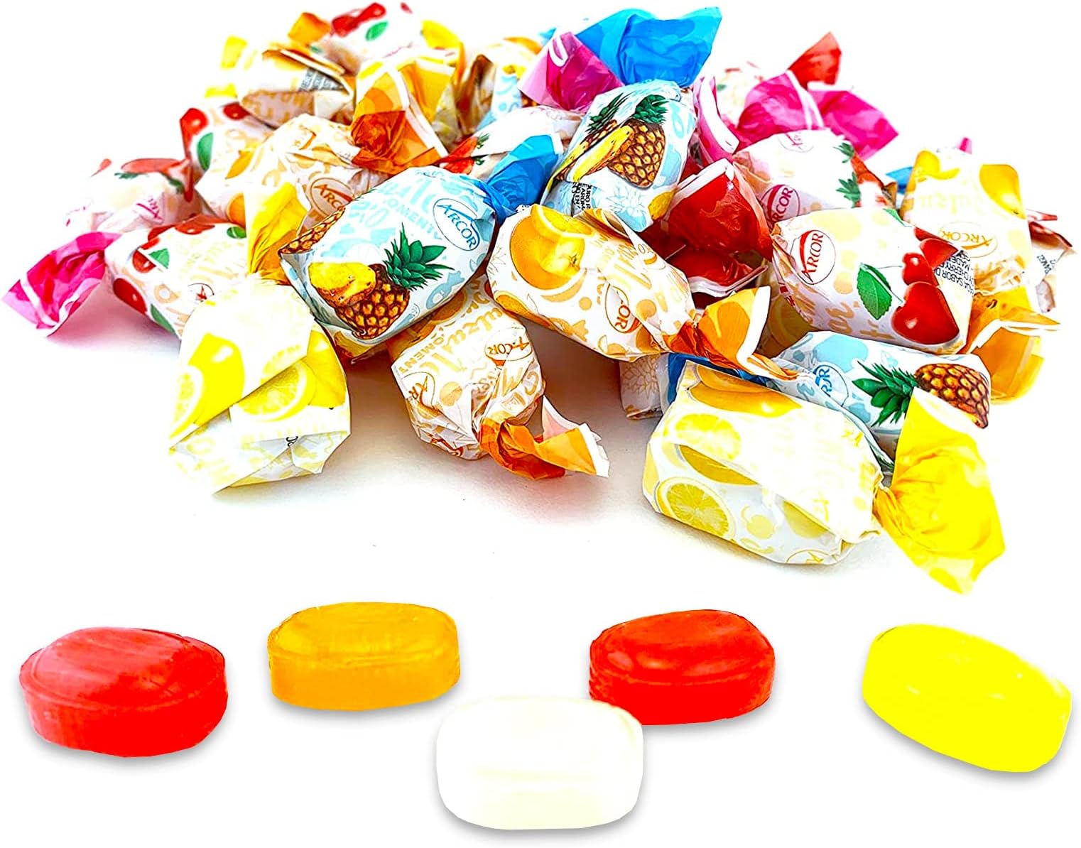 Amazon.com : Arcor Assorted Candies, Fruit Filled, 5-Lb Bag : Candy ...