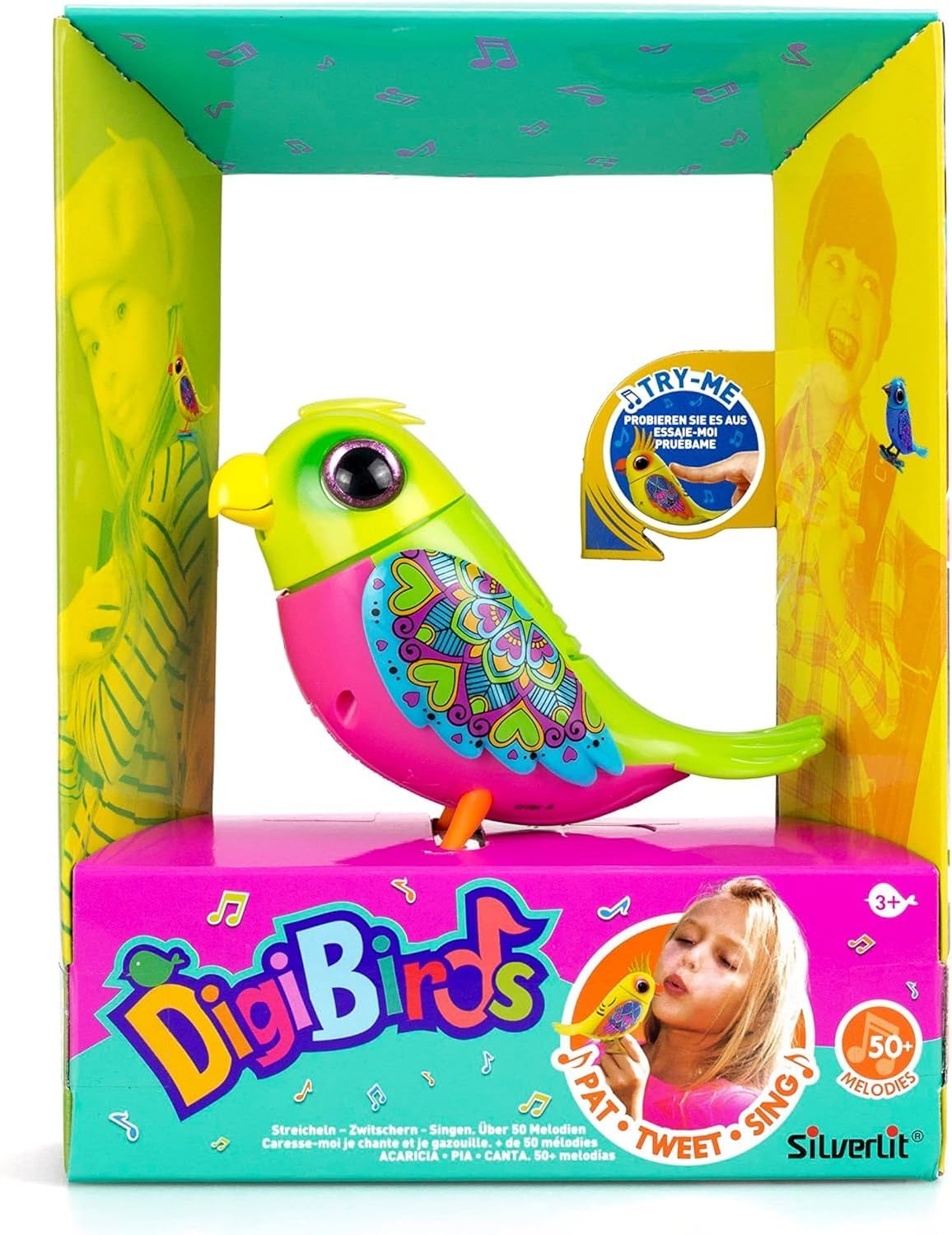 Amazon.com: Digibirds Twin Pack, Interactive, Animated Electronic pet ...