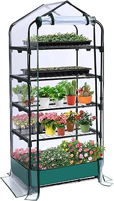 Amazon.com: Greenmade Plastic 5 Tier Utility Storage Shelf Unit System ...