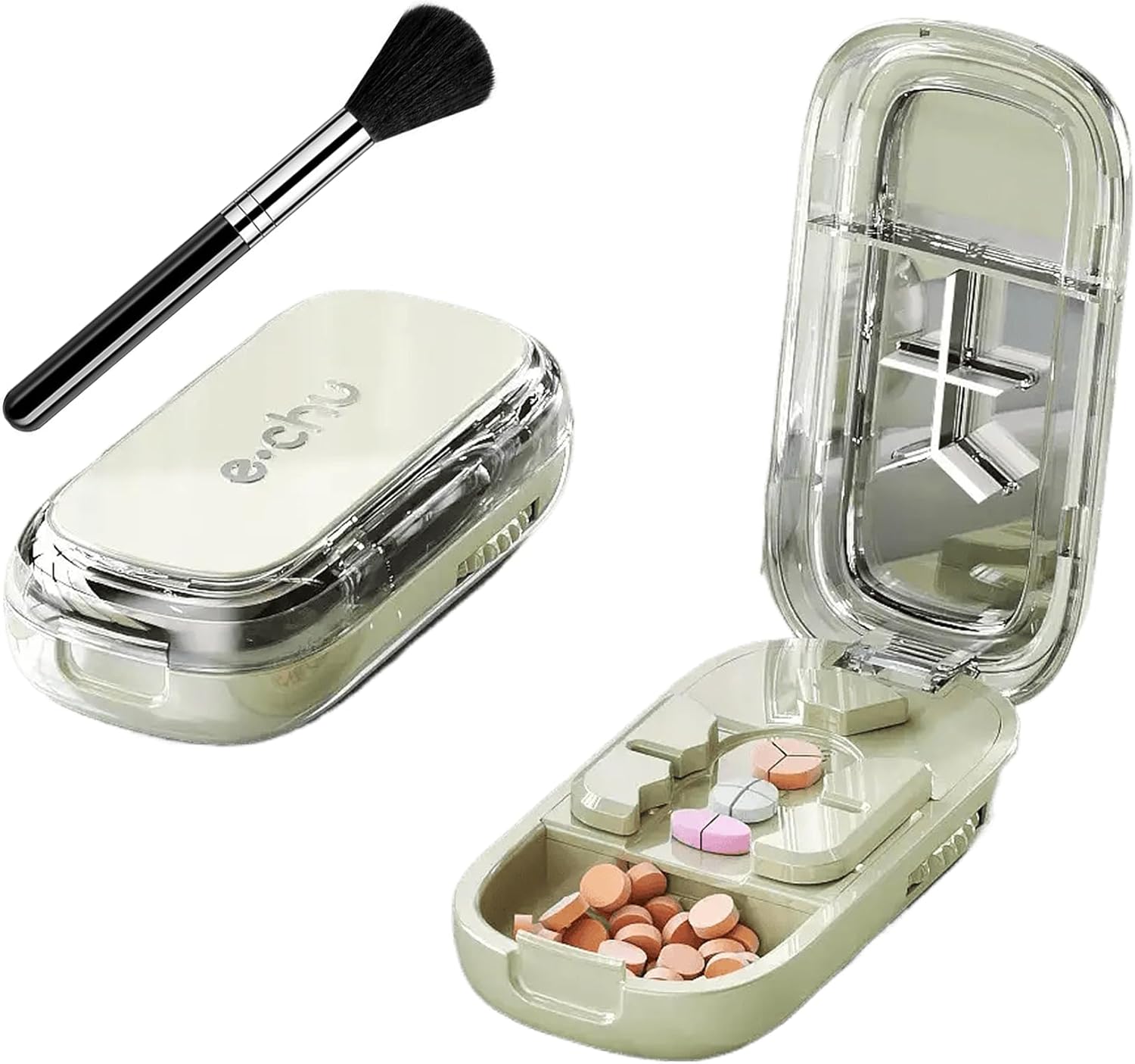 Amazon.com: Echu Pill Cutter, Caketotu Professional Portable Pill ...