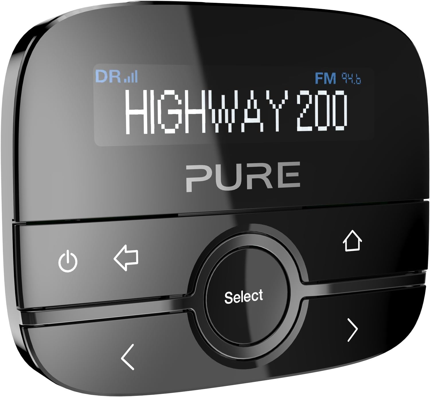 Pure Highway 200 In-Car DAB+/DAB Digital Radio FM Adapter with AUX ...