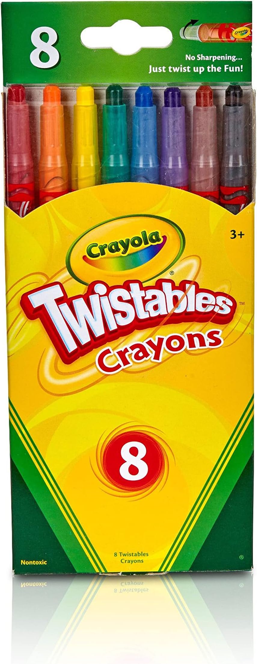 Amazon.com: Crayola Products,Crayola,Twistable Crayons, 8 Traditional ...