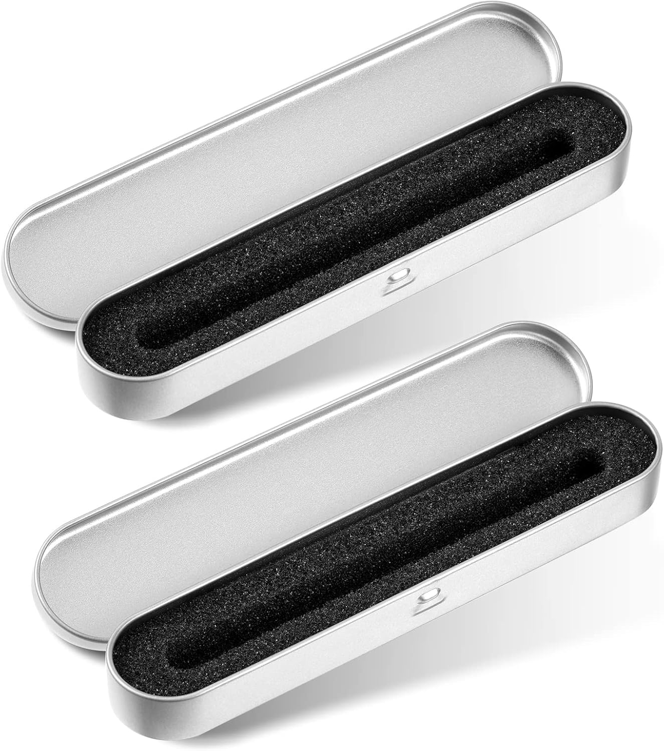 Amazon.com: Hi.FANCY 2 Pack Metal Pen Case, Gift Box With Sponge ...