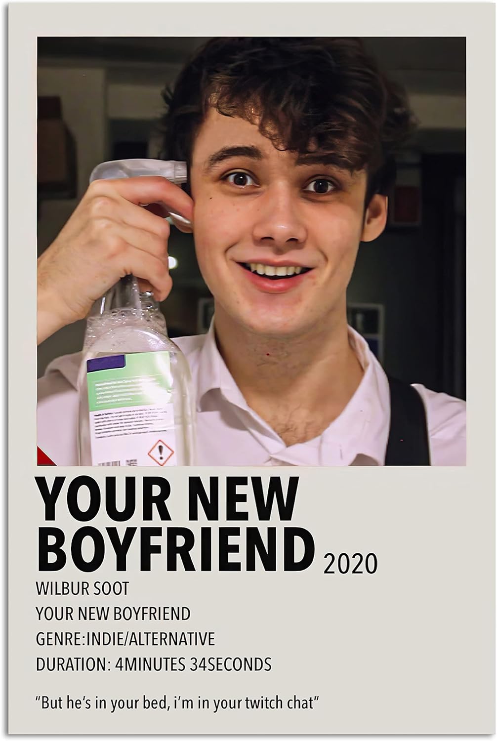 Amazon.com: Aorozhi Wilbur Soot Poster Your New Boyfriend Music Posters ...