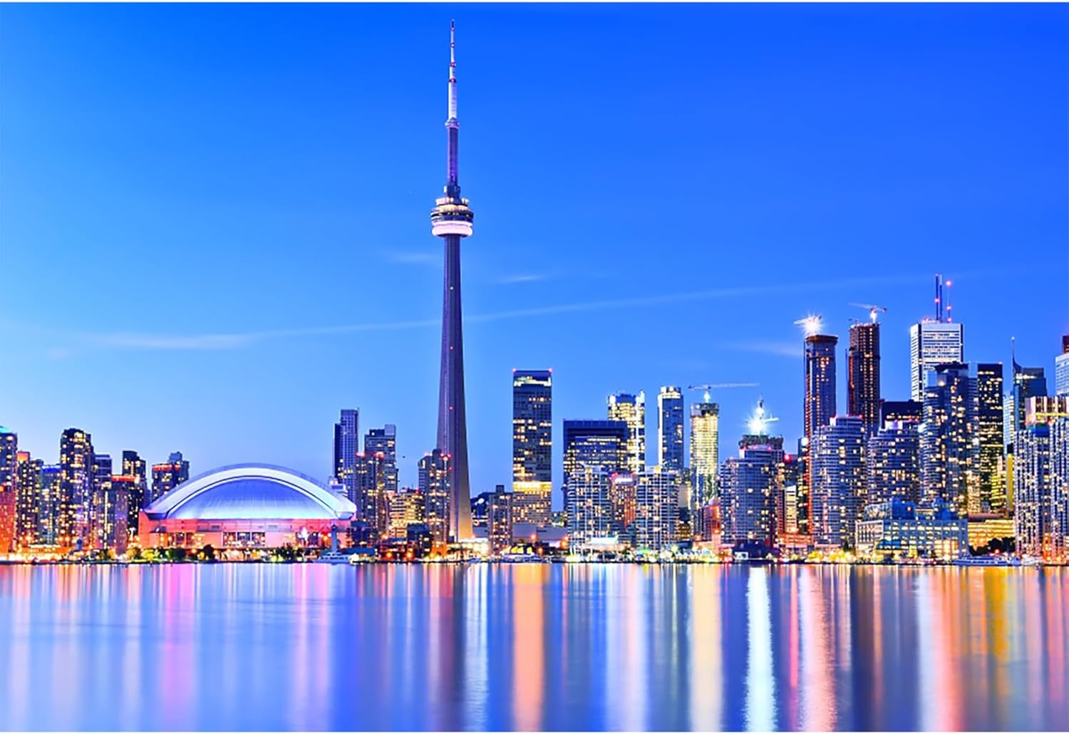 Amazon.com : Baocicco 7x5ft Toronto Tower Backdrop Honeymoon Backdrop ...