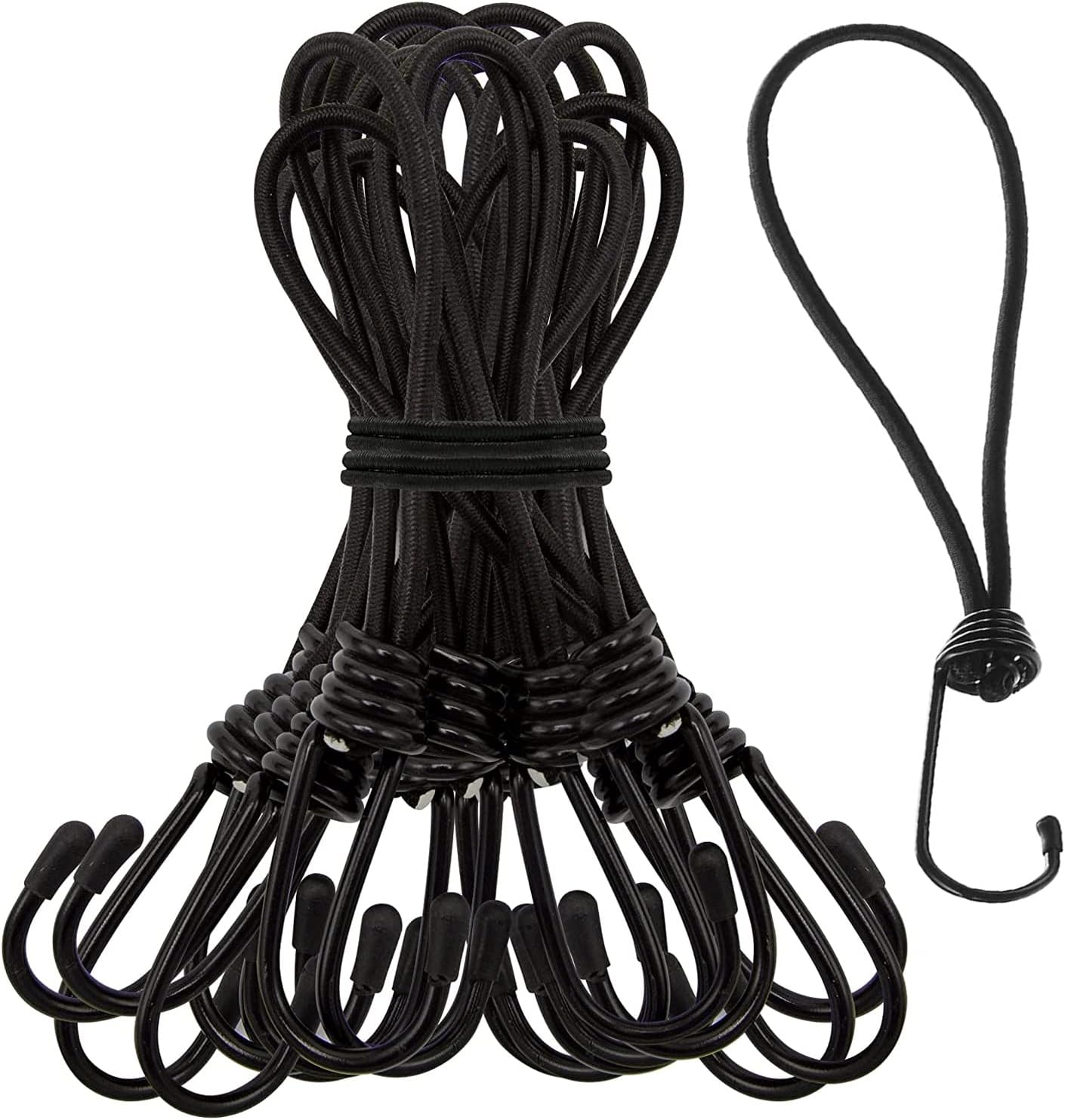 Hodzeed Bungee Cords with Hook Universal Bungee Hooks - Heavy Duty ...