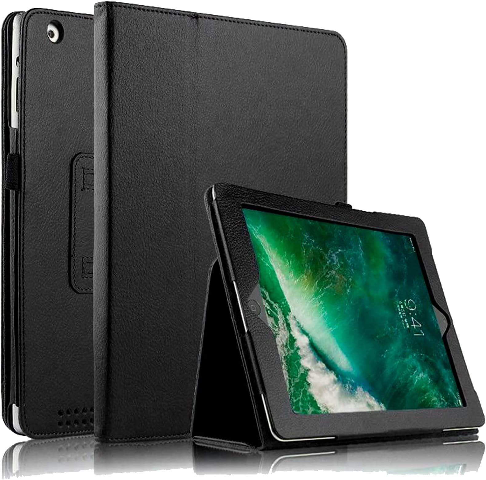 Leather Flip Stand Folio Case Plain Cover for Apple iPad Air 1st ...