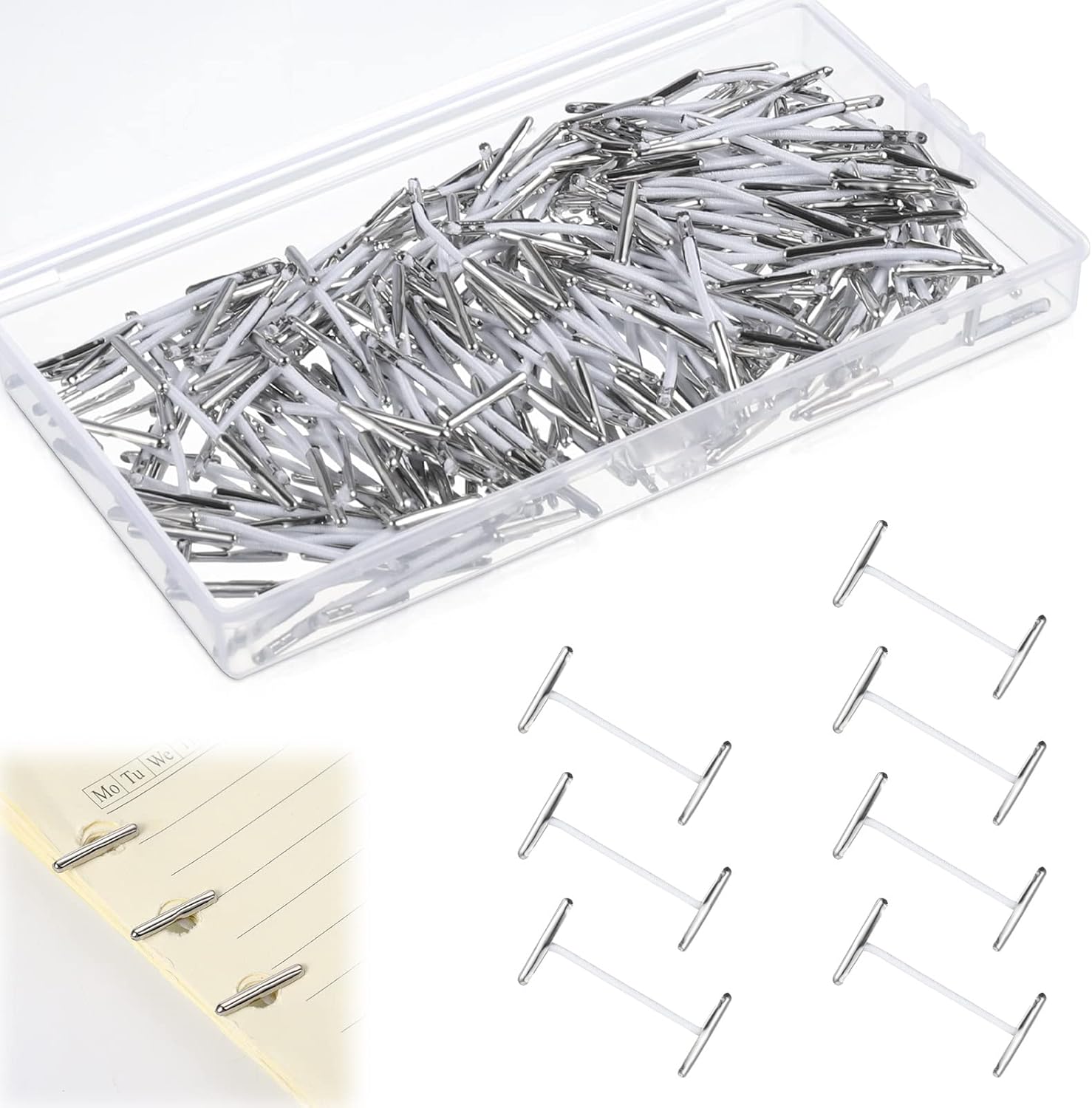 Fuyamp 200PCS Treasury Tags, Metal Treasury Tags, Elastic Treasury Tags ...